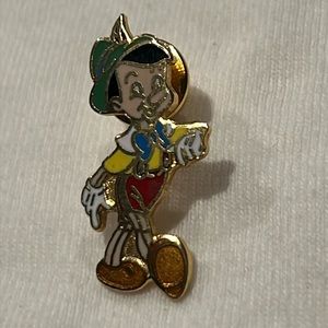 Disney | Jewelry | Vintage Pinocchio Trading Pin | Poshmark